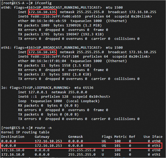 インターネットアクセスに同じEIPを使用するようにECSインスタンスを設定する - NAT Gateway - Alibaba Cloud ...