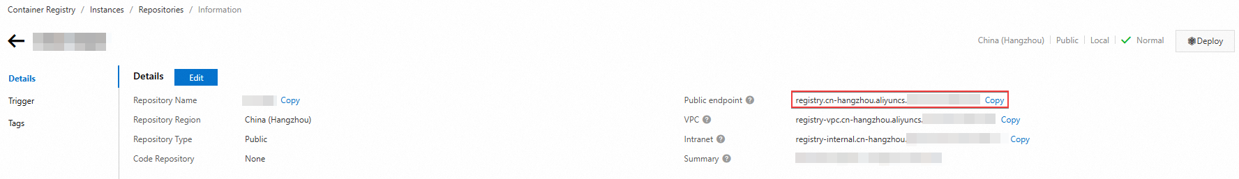 SAE コンソールでイメージを使用してアプリケーションをデプロイする - Serverless App Engine - Alibaba Cloud ドキュメントセンター