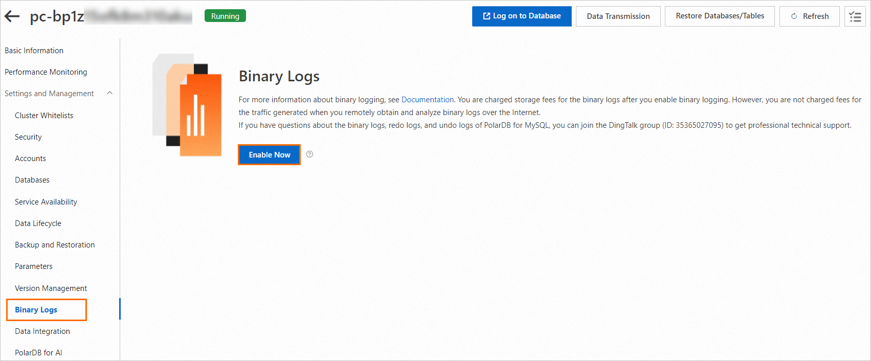 Polardb For Mysql データベースから Alibaba Cloud Elasticsearch に Dts を使用してデータを同期する Elasticsearch