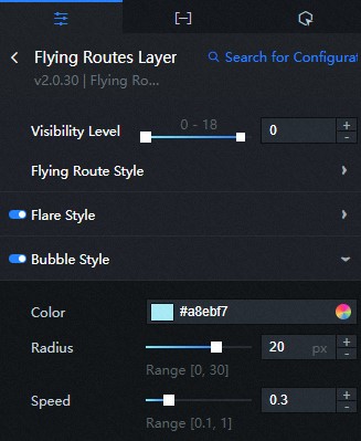 飛行ルートレイヤー (v2.xバージョン) - DataV - Alibaba Cloud ドキュメントセンター