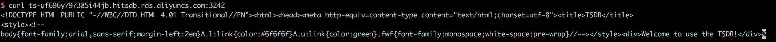 快速入门 - 时间序列数据库 TSDB - 阿里云