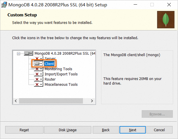 Windows Mongo Shell MongoDB 