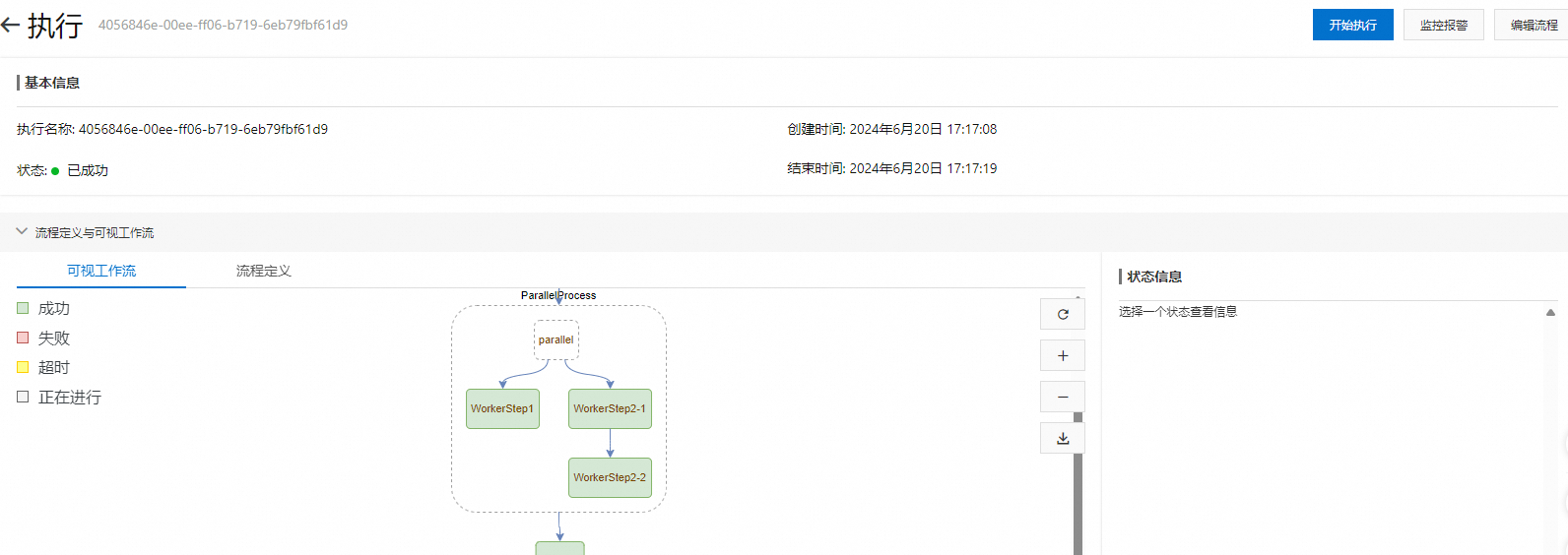 如何通過控制台和命令列工具查看執行 - CloudFlow - 阿里雲