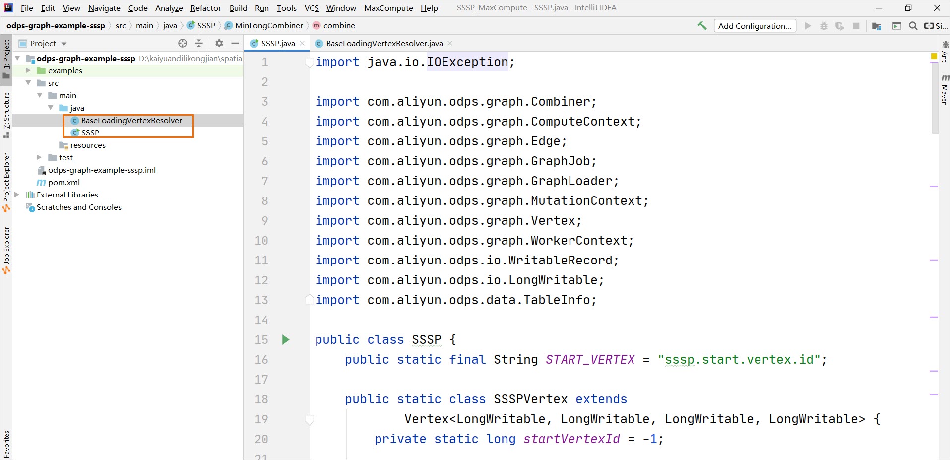 編寫Graph - MaxCompute - 阿里雲