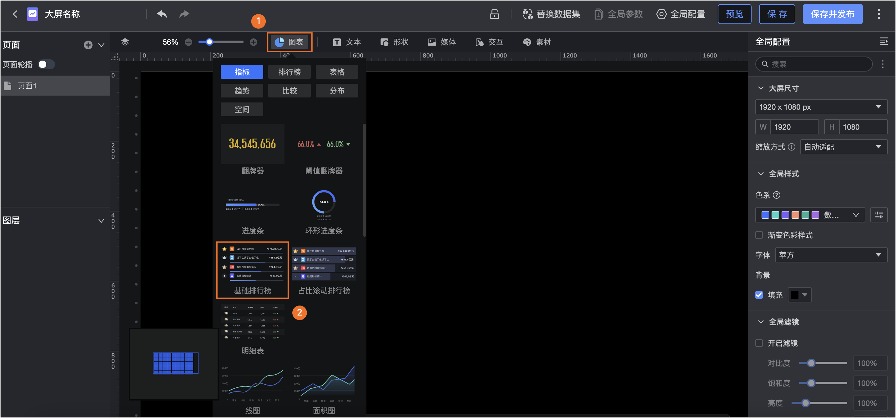 步驟六：可視化分析 - Dataphin - 阿里雲