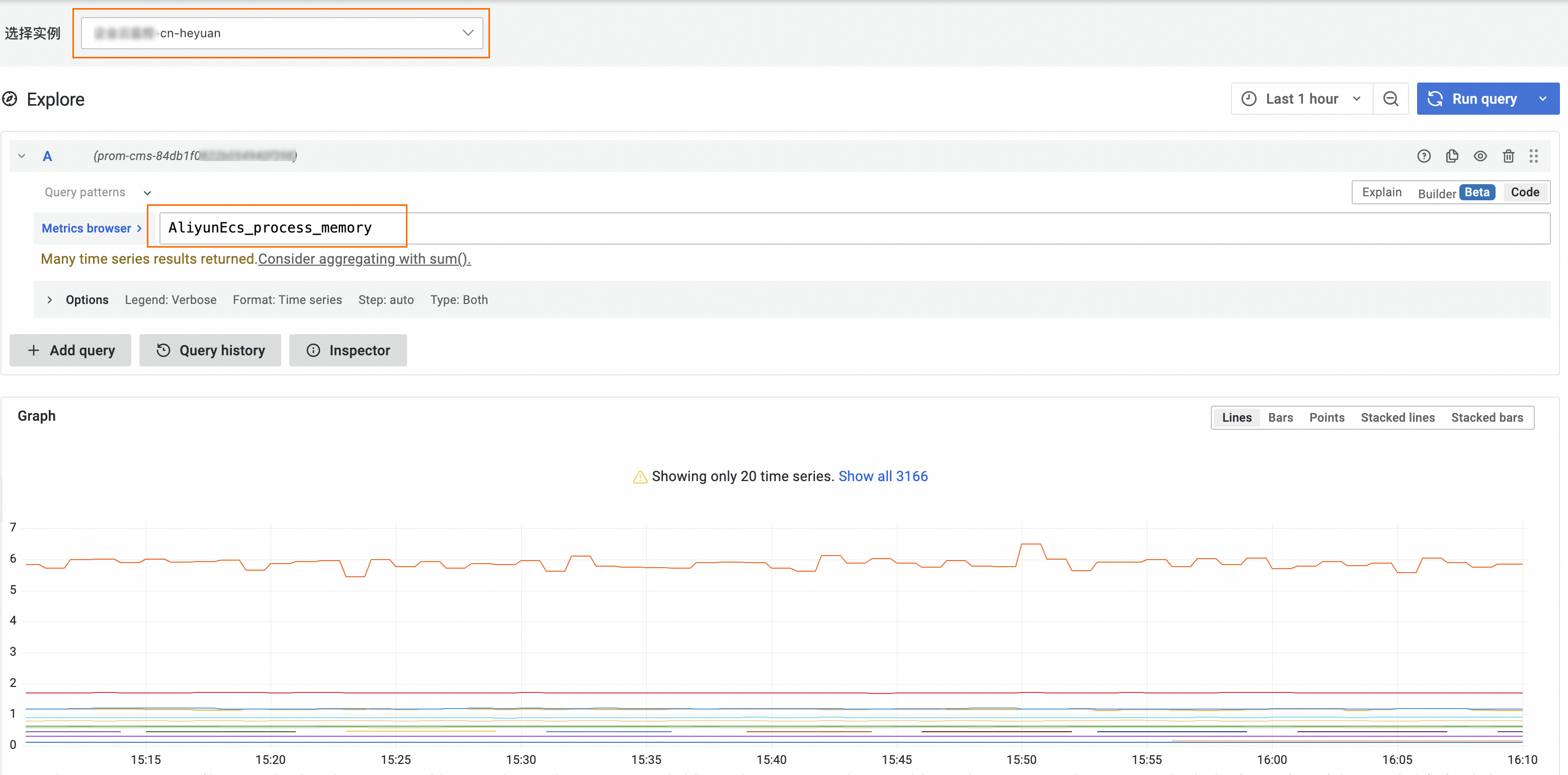 篩選並查詢指標的詳細資料 - Application Real-Time Monitoring Service - 阿里雲