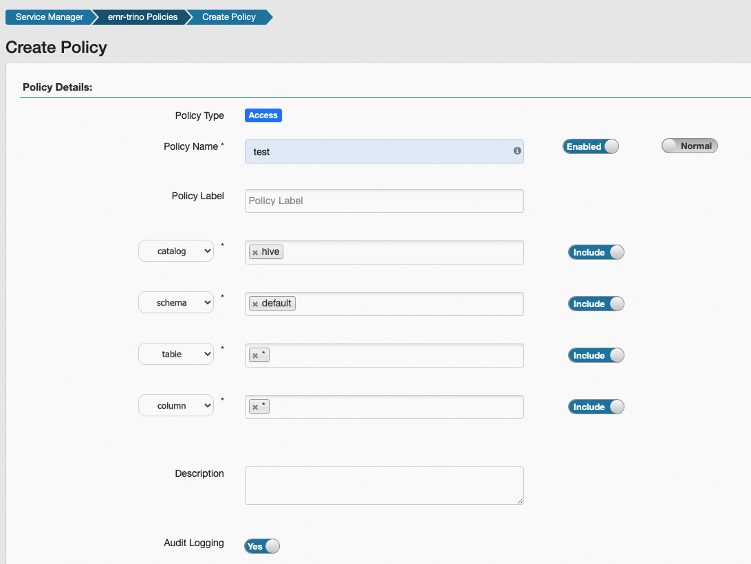 配置Trino開啟Ranger許可權控制 - E-MapReduce - 阿里雲