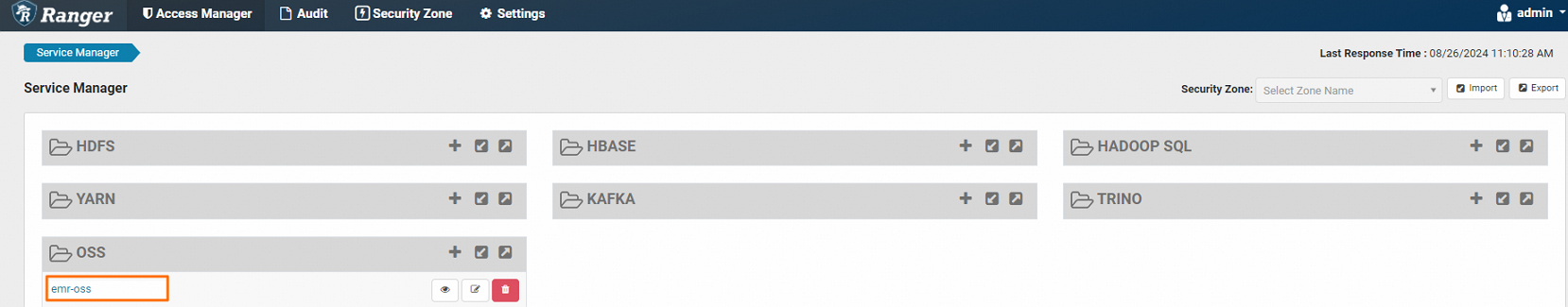 配置OSS/OSS-HDFS開啟Ranger許可權控制 - E-MapReduce - 阿里雲